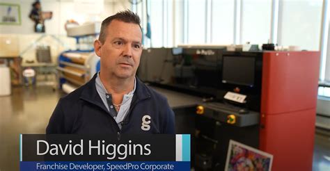 David Higgins Franchise Developer At Speedpro Corporate On The