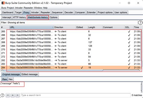 如何使用burp Suite测试websocket Zhengna 博客园