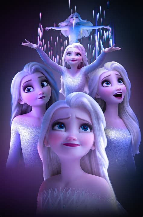 Elsa ️ Show Yourself 🎶 10k Posterwallpaper Frozen