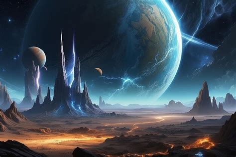 Premium Ai Image Interplanetary Information Tempest The Volatile Beauty Of An Extraterrestrial