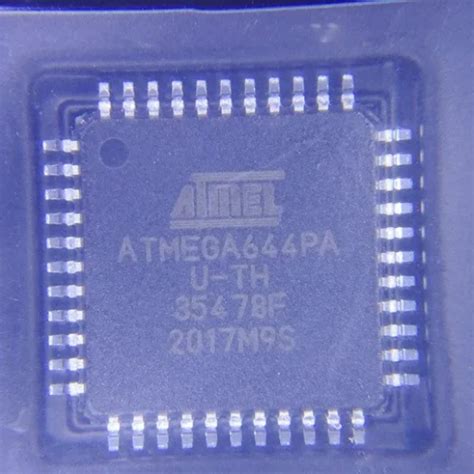 5 50pcs atmega644pa au atmega644pa tqfp44 8bit microcontroller mcu 100