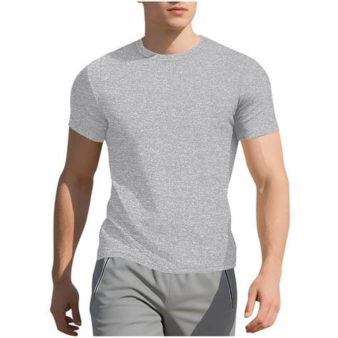 Hbgvba Mens Short Sleeve Teesshort Sleeve Top For Menmens Solid