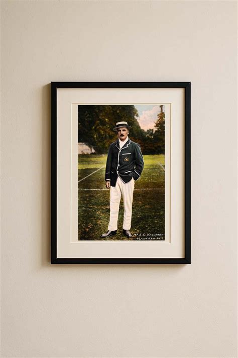 Archie Maclaren Cricketer C1905 Vintage Cricket Print Digital