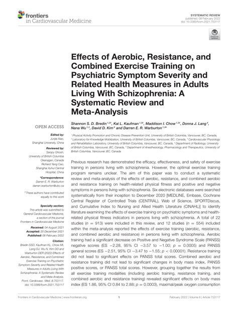 Pdf Effects Of Aerobic Resistance And Combined Exercise Training On