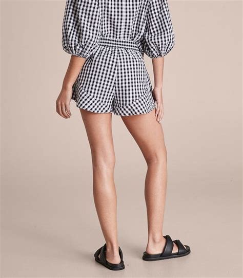 Lily Loves Frill Edge Gingham Shorts Target Australia