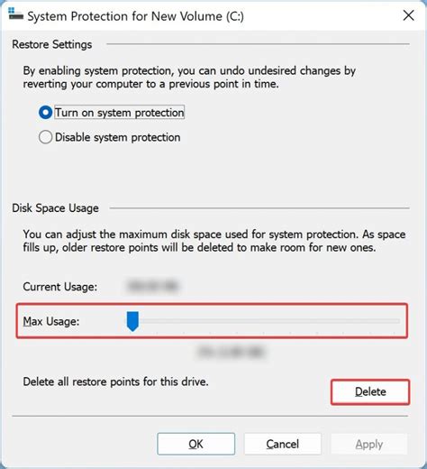 How To Delete System Restore Points In Windows 11