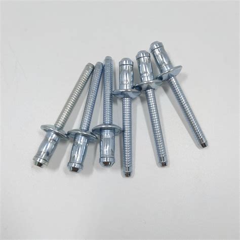 Steel Structural Rivet Hemlock Domed Head Blind Pop Rivet 64105mm