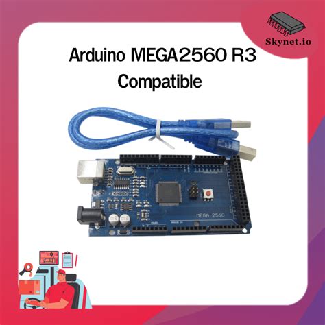 Arduino Mega2560 R3 Compatible Shopee Thailand