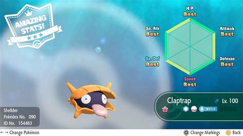 Master Trainer Quest 121153 I Am The Shellder Master Super Perfect Stats Max Happiness Max