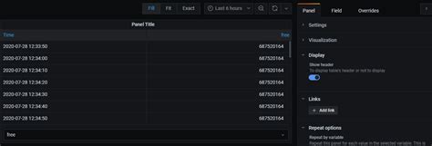 Table Not Able To Display More Than One Column · Issue 26649 · Grafanagrafana · Github