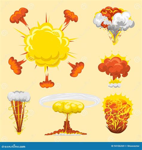 Explosion Ka Boom Cartoon Vector 27808209