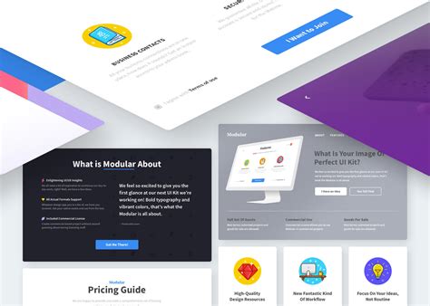 Modular Conceptual UI Kit On Behance