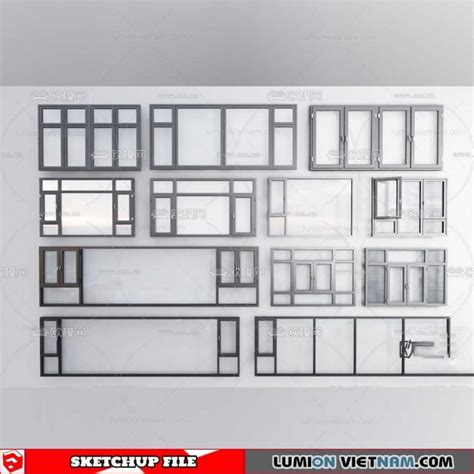 Window Sketchup Models By Dinh Thanh