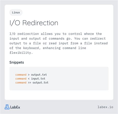 Io Redirection