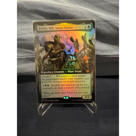Mtg Outlaws Of Thunder Junction Variants Foil Bristly Bill Spine