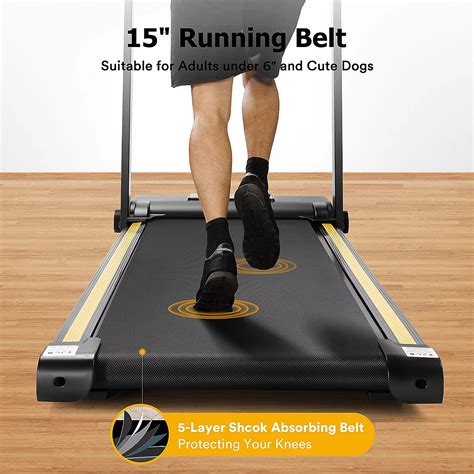Urevo 2 In 1 Folding Walking Pad Treadmill Academy