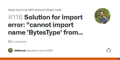 Solution For Import Error Cannot Import Name Bytestype From Re · Issue 116