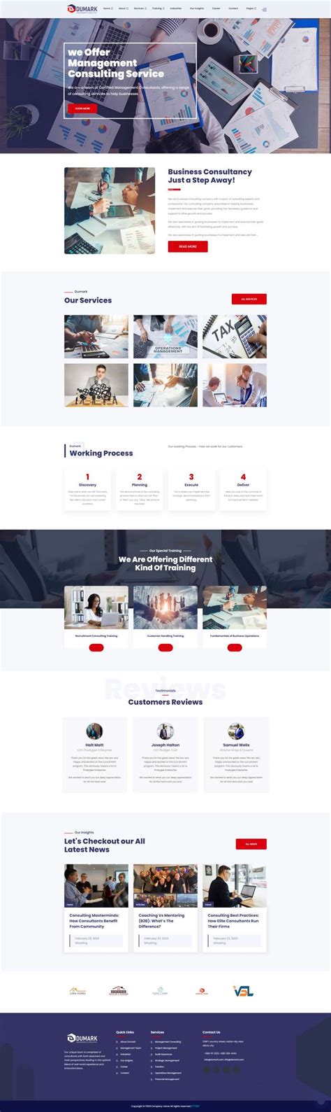 企业网站源码，咨询网页设计模板 17素材网