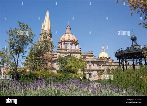The Beautiful Guadalajara Cathedral In The Historic Center Guadalajara Jalisco Mexico Stock