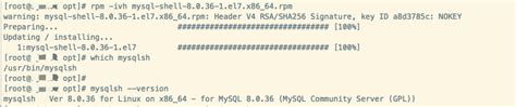 Mysql Shell 使用指南 Mysql技术 Segmentfault 思否