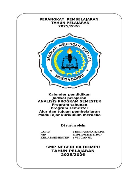 Analisis Program Semester Pdf