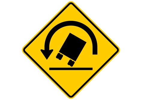 Cctv Yellow Rhomb Shaped Sign Royalty Free Vector Image