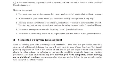 1 Overview Write The C Adt Module Intset To Implement
