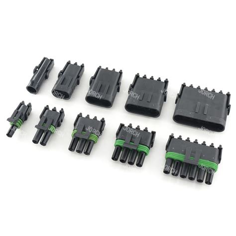 1 2 3 4 6 Pin Delphi Pa66 Connector Auto Waterproof Car Connector 12015791 12010996quality