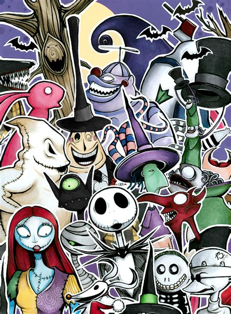 Nightmare Before Christmas List Of Characters At Jordan Timperley Blog