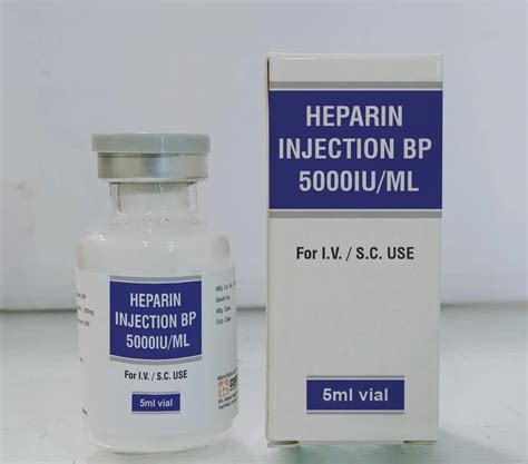 Heparin 5000 Iu Injection At Best Price In Vadodara By Centurion Healthcare Private Limited Id