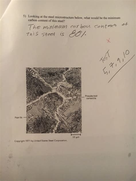 Solved Looking At The Steel Microstructure Below What Would
