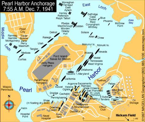 Battleship Row Pearl Harbor Memorial
