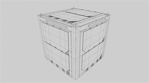 3d Nano Satellite Turbosquid 2248417