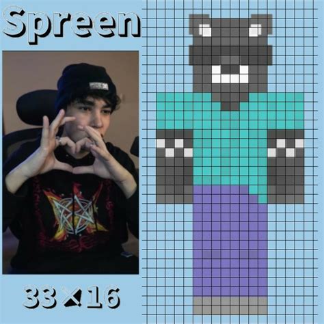 Spreen Pixel Imagenes Cuadriculadas Minecraft Para Armar Dibujitos Sencillos