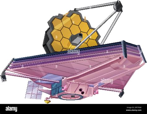 james webb space telescope jwst illustration stock vector image and art