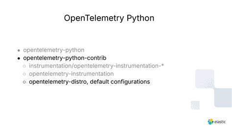 anatomy of a python opentelemetry instrumentation speaker deck