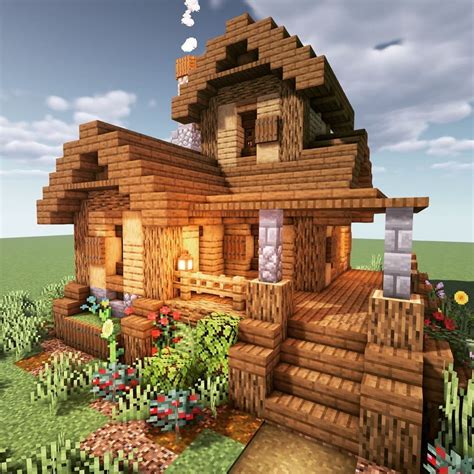 Minecraft Houses Nature Minecraft Nature House Minecraft Houses