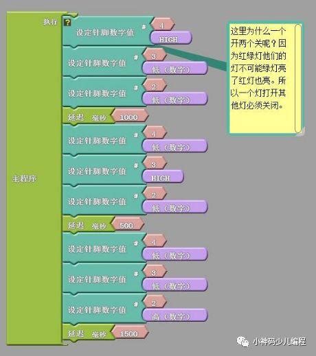 Arduino入门教程04：红绿交通灯 少儿编程
