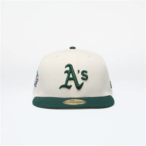 New Era Oakland Athletics 59fifty Fitted Cap Light Cream Official Team