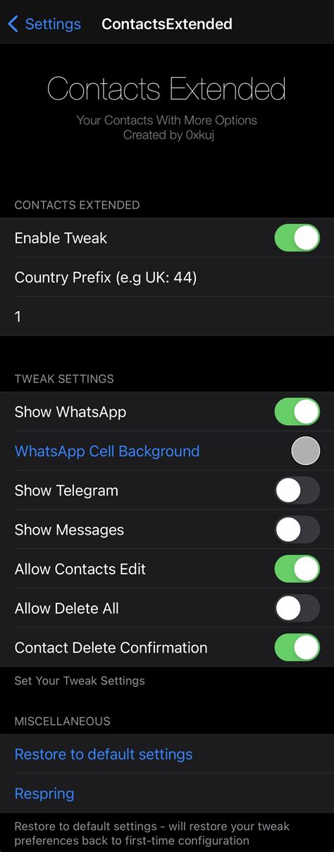 Expand The Capabilities Of Your Jailbroken IPhones Contacts App With Contacts Extended