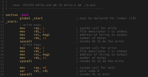 On A Trip Nasm Tutorial Program Structure P1