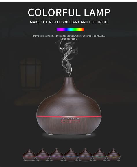 550ml Electric Aroma Diffuser Essential Oil Diffuser Air Humidifier