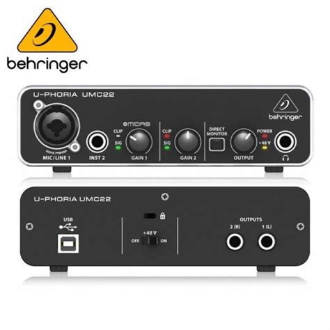 Audio Interface Behringer U Phoria Umc22