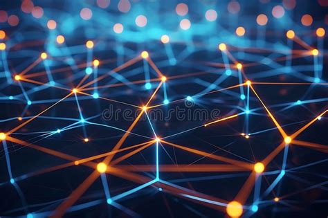 global network data connections digital nodes futuristic technology