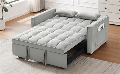 Lin Utrend 3 In 1 Convertible Sleeper Sofa Bed With Pull