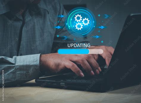 Operating System Upgrade Concept Installation App And Software Update Process Modernize User