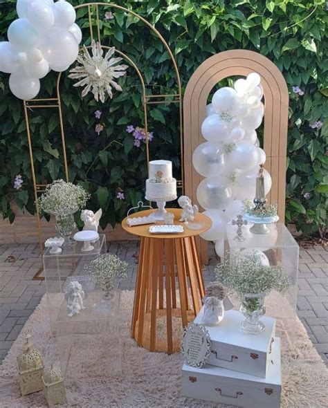 Decoracao Da Primeira Comunhao Decoração Que Fizemos Para O Almoço