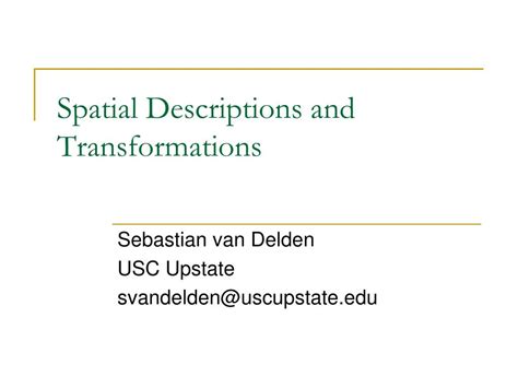 ppt spatial descriptions and transformations powerpoint presentation
