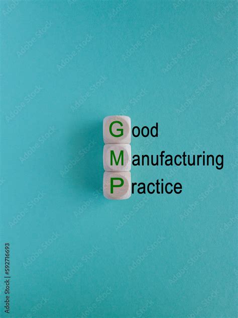 Gmp Good Manufacturing Practice Symbol Concept Words Gmp Good