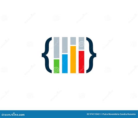 Codez Licône Logo Design Element De Statistique Illustration De